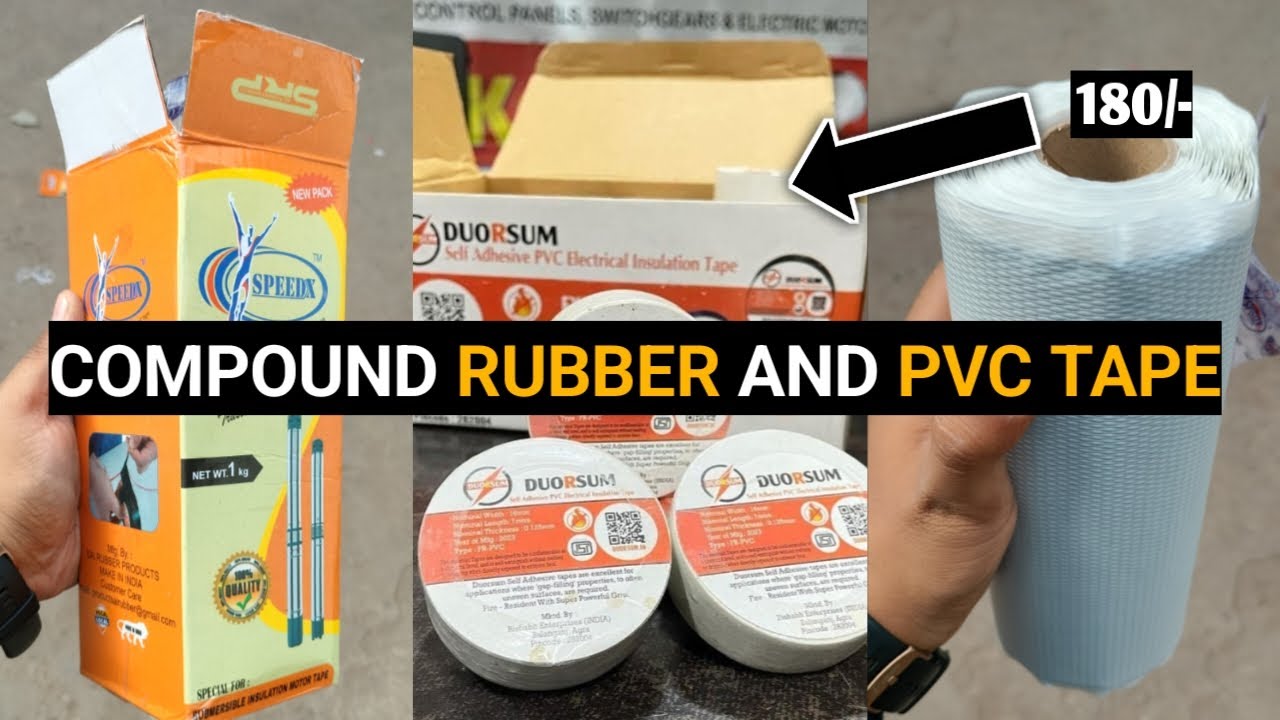 Duorsum Insulation PVC Tape | Rubber Tape | Compound Tape | Waterproof ...
