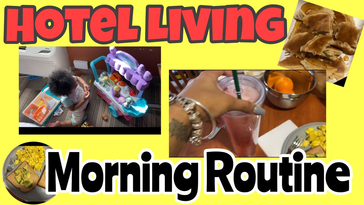 Hotel Living | Hotel Morning Routine with 4 toddlers | Mom of 4 - YouTube