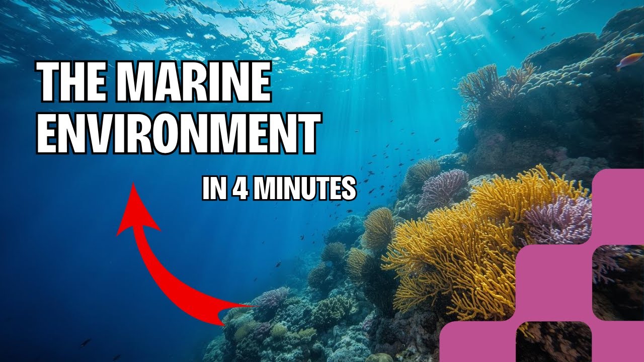 The Marine Environment Explained in 4 Minutes 🌊 - YouTube