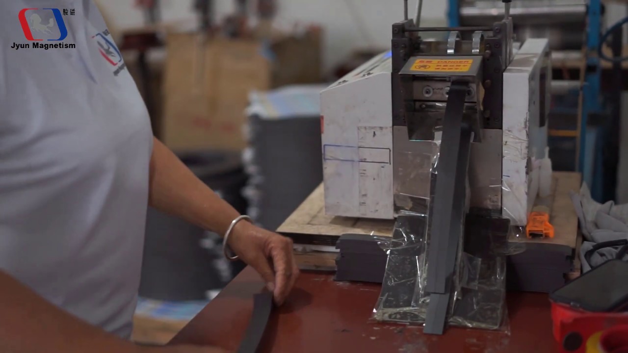 How to Automatic cut magnetic strip and magnetic tape? - YouTube