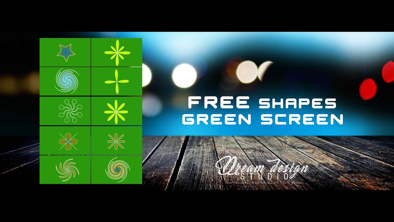 New Shapes I GREEN SCREEN I Dream Designed Studio 2020 - YouTube