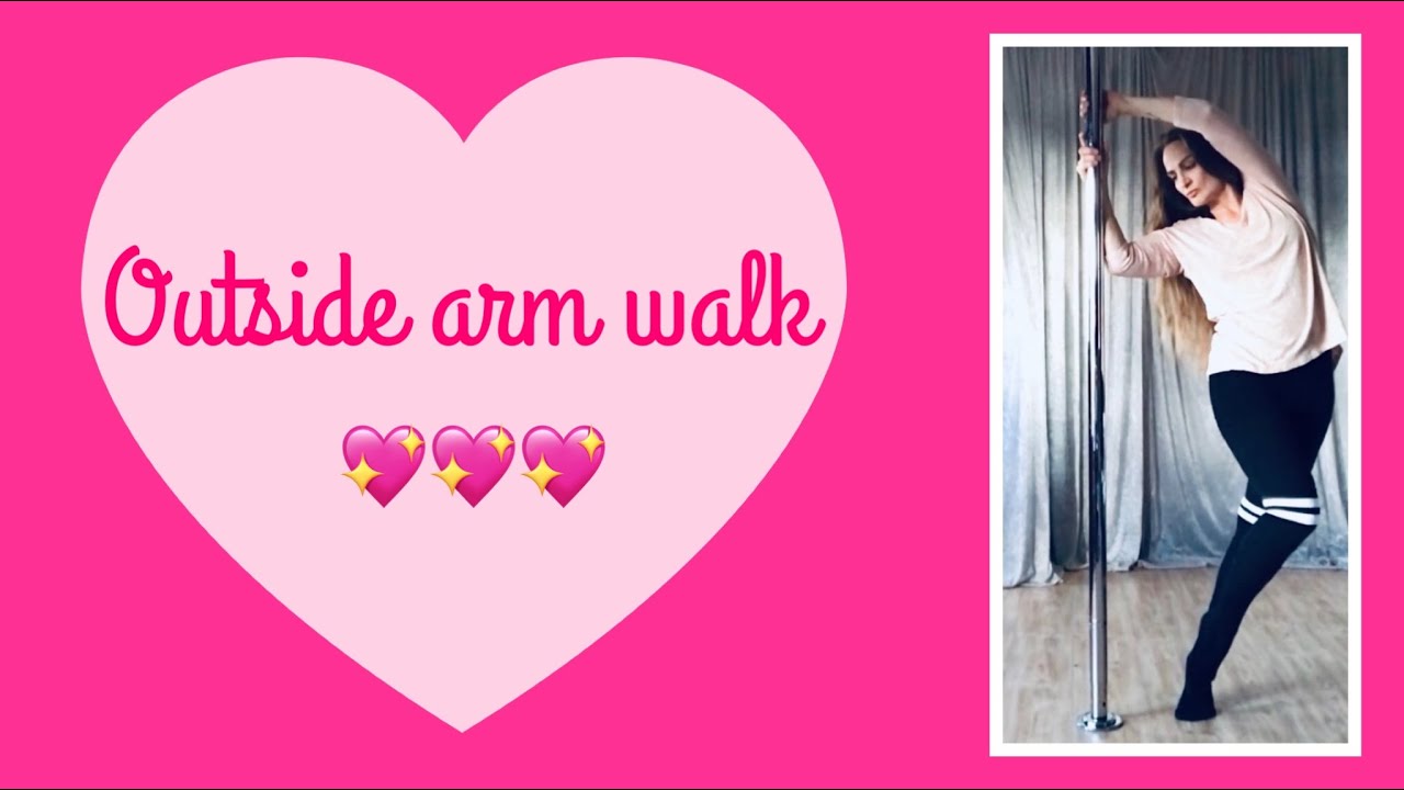 Pole fitness for beginners: Outside arm walk - YouTube