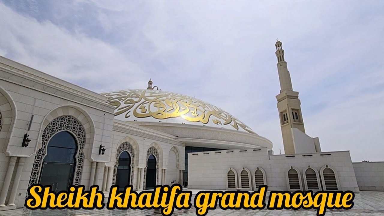 jummah in Sheikh khalifa bin Zayed grand mosque | Friday vlog - YouTube