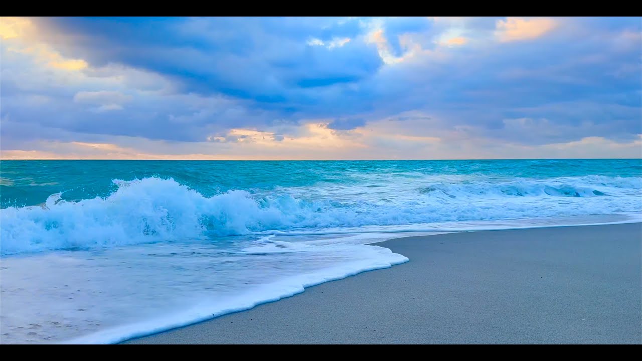 4K Most Beautiful Ocean Waves and Sky Views: Deep Sleep and Relaxation ...