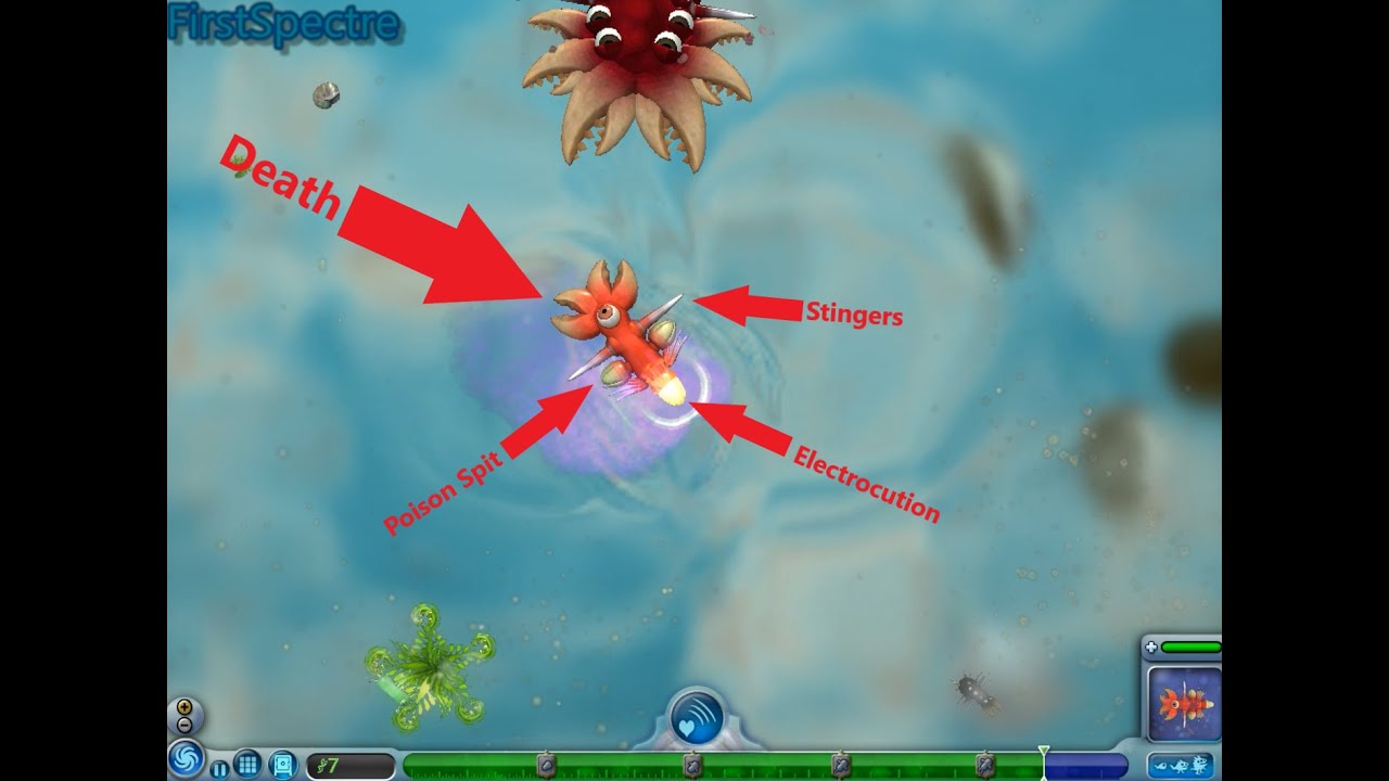 Spore | Cell Stage | Poison Spitting, Electrocuting and Stinging Beast ...