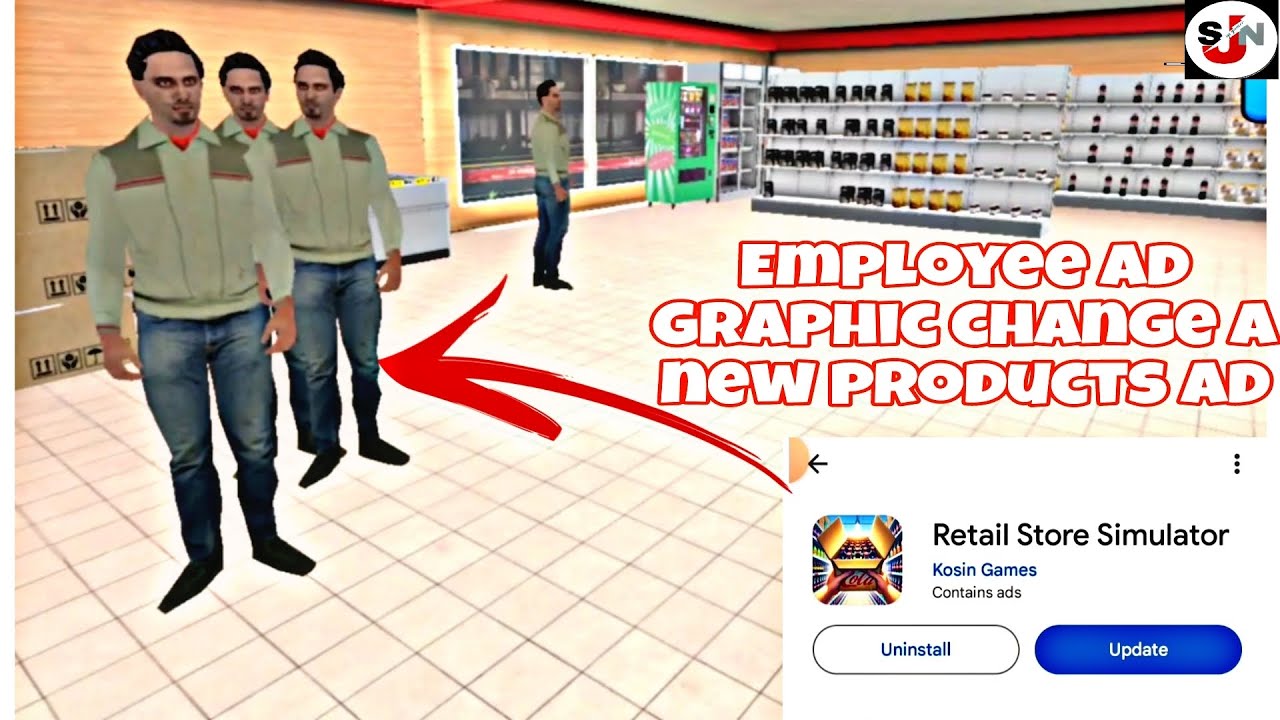 New Update Employee Ad graphics change and new product ad/retail store ...