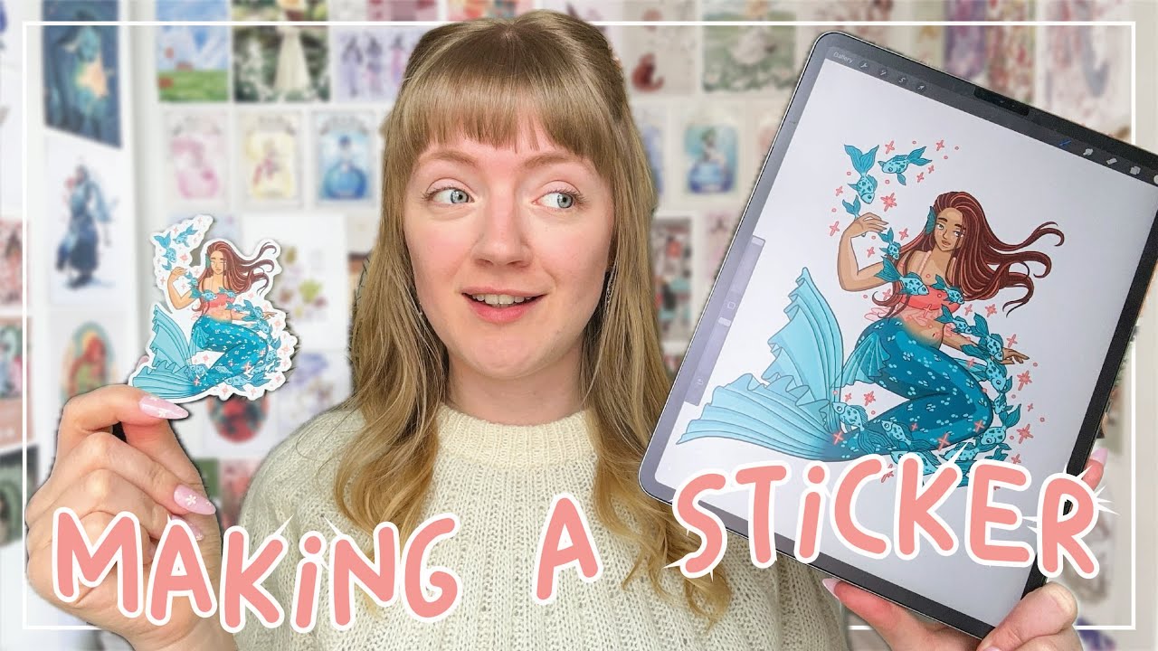 How I Make Stickers | Equipment, Manufacturers and Drawing Process ...