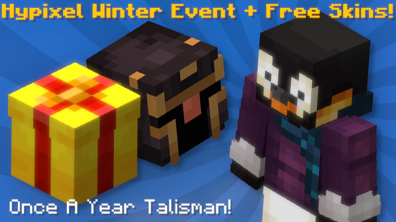 Hypixel Winter Event + Once a Year Talisman! Free Skins + More ...