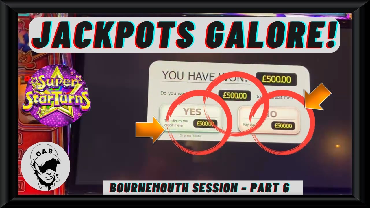 FOBT Bookie Slots With OAB - Jackpots On Super Star Turns Premium Play ...