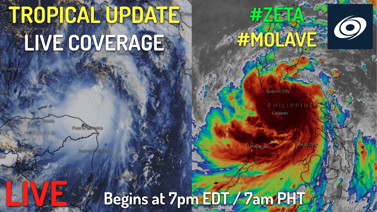 Tropical Storm Zeta and Typhoon Molave (#QuintaPH) Live Update - YouTube