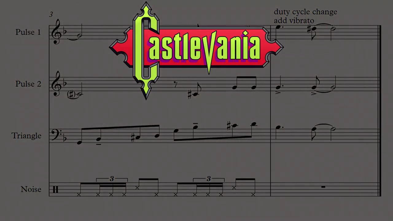 Prologue - Castlevania (NES, 1986) OST - Transcription - YouTube
