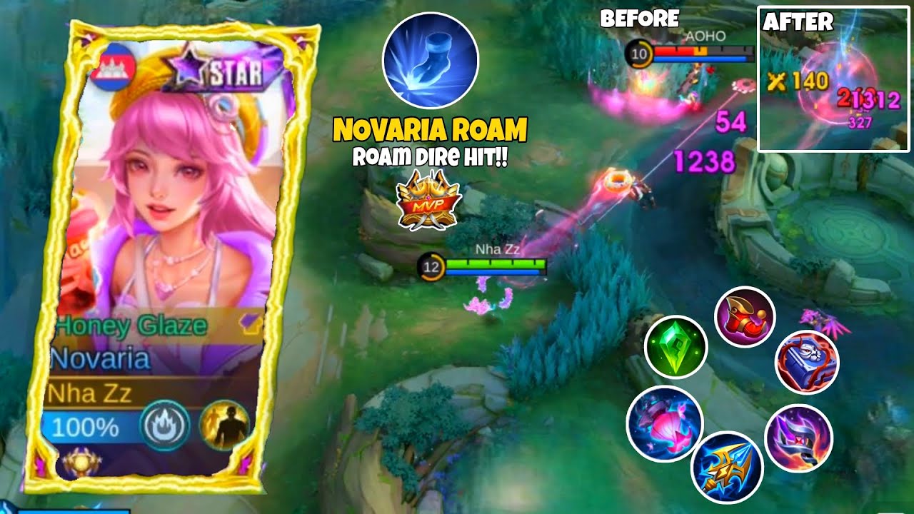 I'M RECOMENE THIS BUILD NOVARIA ROAM DIRE HIT FULL DAMAGE!! NOVARIA ...