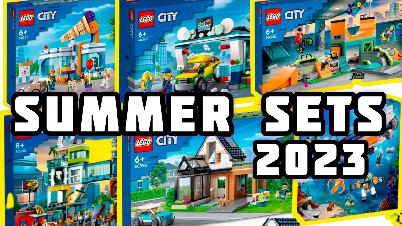 Lego City Summer Sets 2023 - YouTube