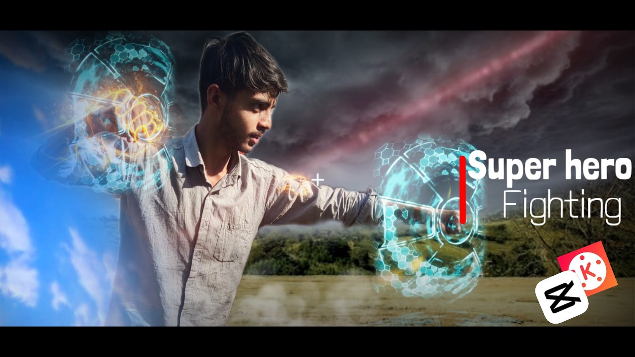 Super hero Fighting // Using vfx in kinemaster // Capcut tutorial # ...