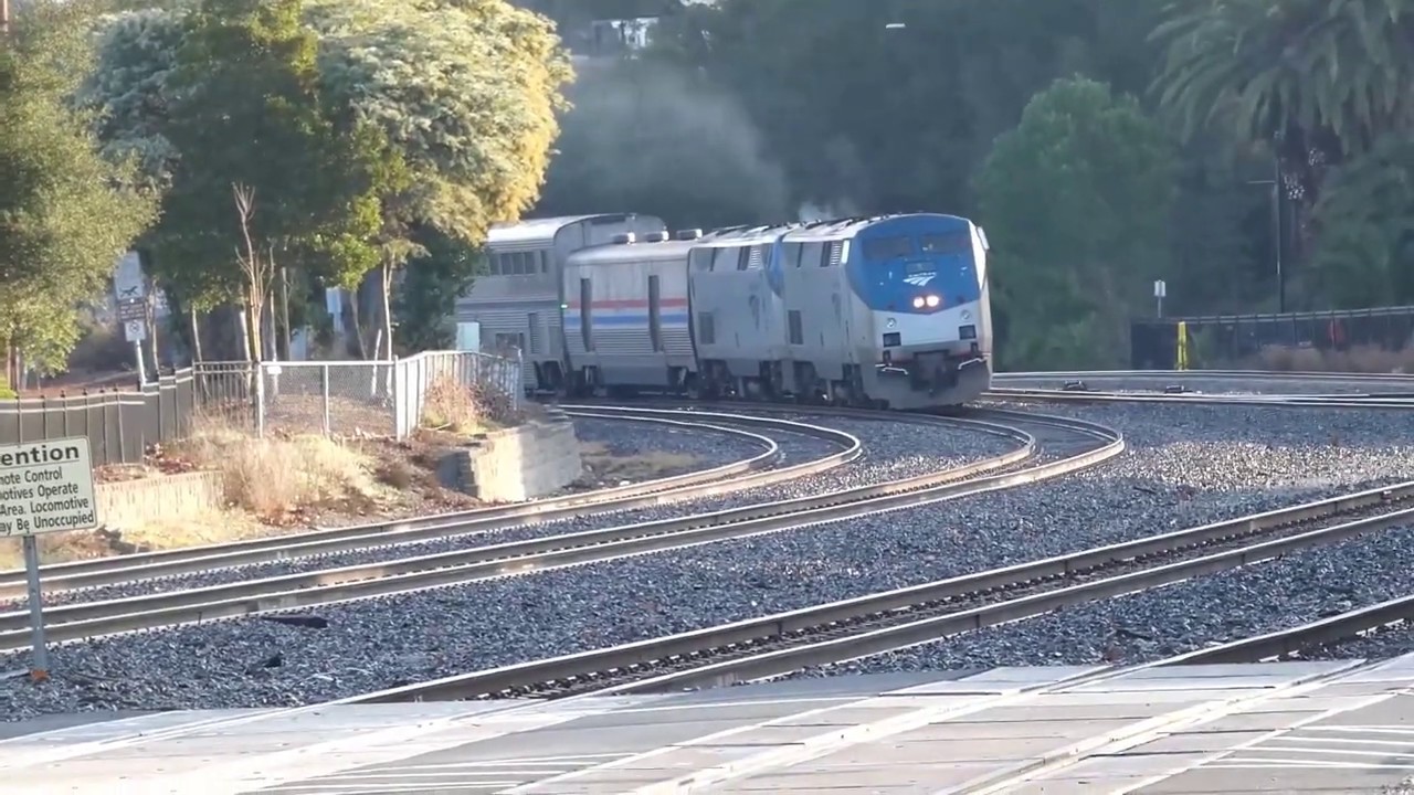 Amtrak 11-Coast Starlight-5 & 158-Amtrak 524-Capitol Corridor-6962 Cab ...