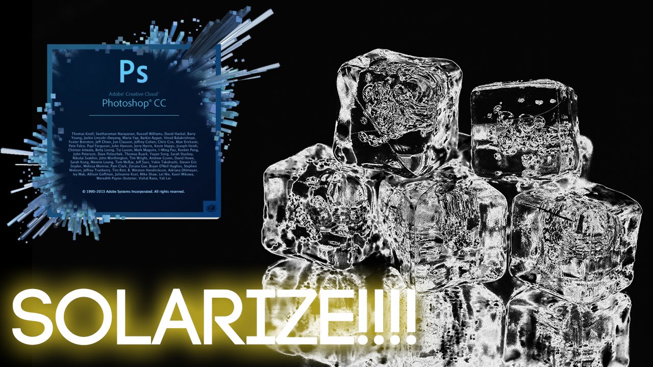 [Photoshop] - Solarisation Effect - YouTube