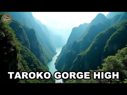 Taroko Gorge High Cliffs Trails Upper Sections Taiwan | Zhuilu Old Trail, Cliffside Views... AL