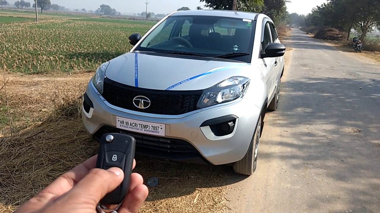 Tata nexon xm silver verant - YouTube