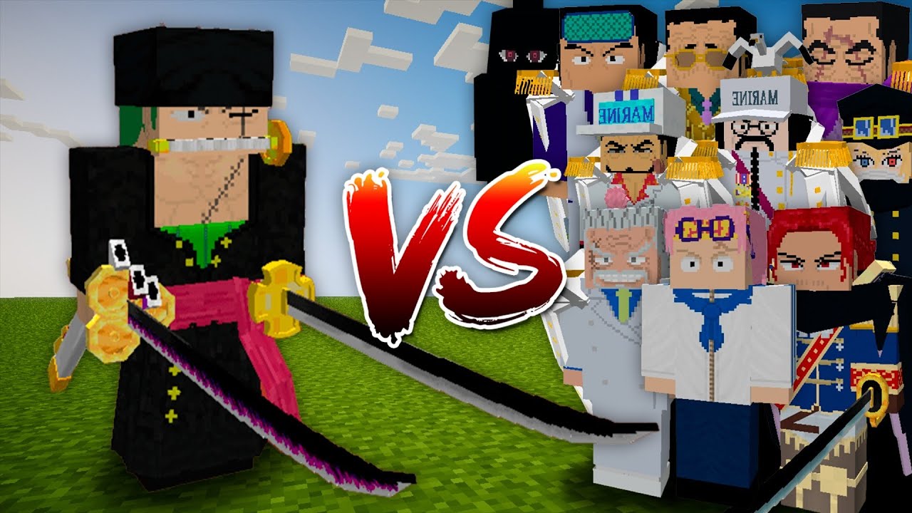 Roronoa Zoro vs Marine - YouTube