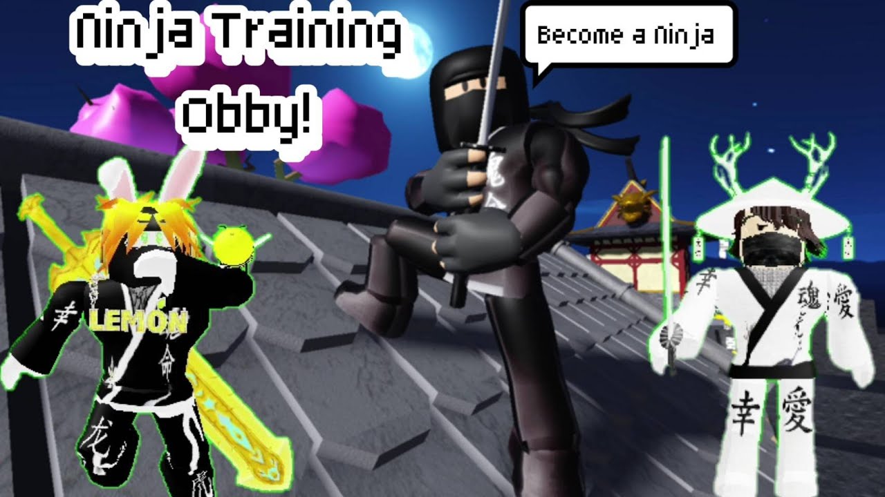 Roblox - Ninja Training Obby! (play on pc) :D - YouTube