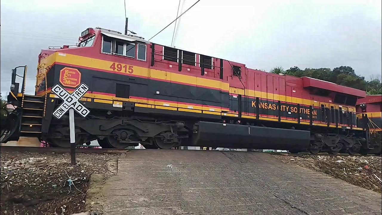 KCSM#4663 MERCANTIL DIRECTO VERACRUZ/MÉXICO SUBIENDO BANDERILLA - YouTube