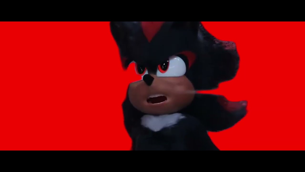 Shadow the HedgeHog (Project Shadow) Red Screen Clips (Free to Use ...
