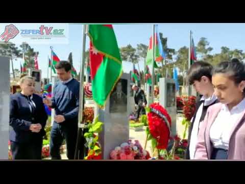 Aprel Şehidleri Fexri Xiyabanda yad edildi. (Zefer TV Mahammad Osmanov )