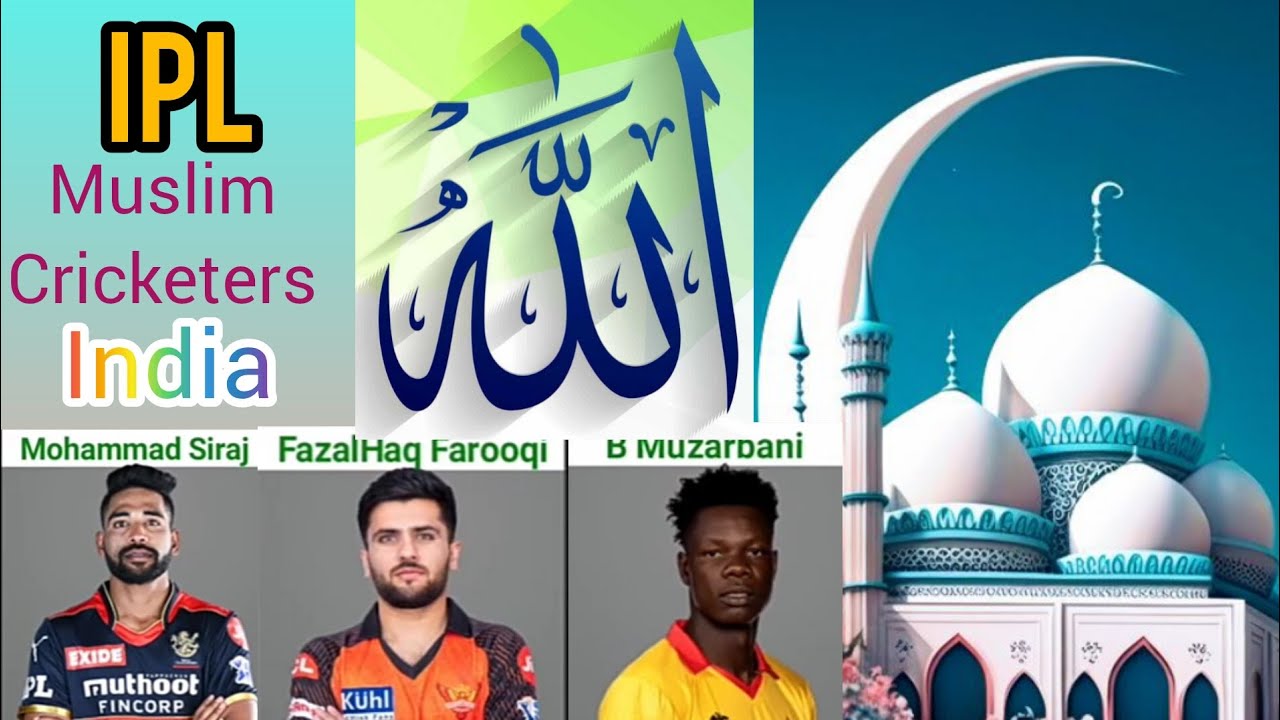 #IPL Muslim cricketers#muslim cricket players 2024#3d - YouTube