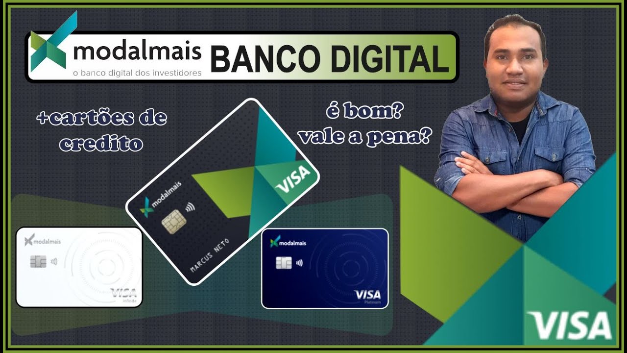 CONTA DIGITAL DO BANCO MODAL MAIS COM CARTAO DE CREDITO SEM ANUIDADE ...