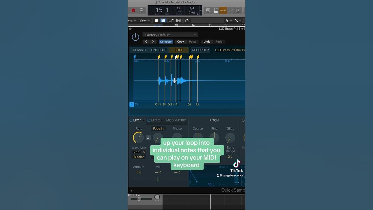 How to Remix Loops in Logic Pro #logicpro #musicproduction #logicprox #music - YouTube