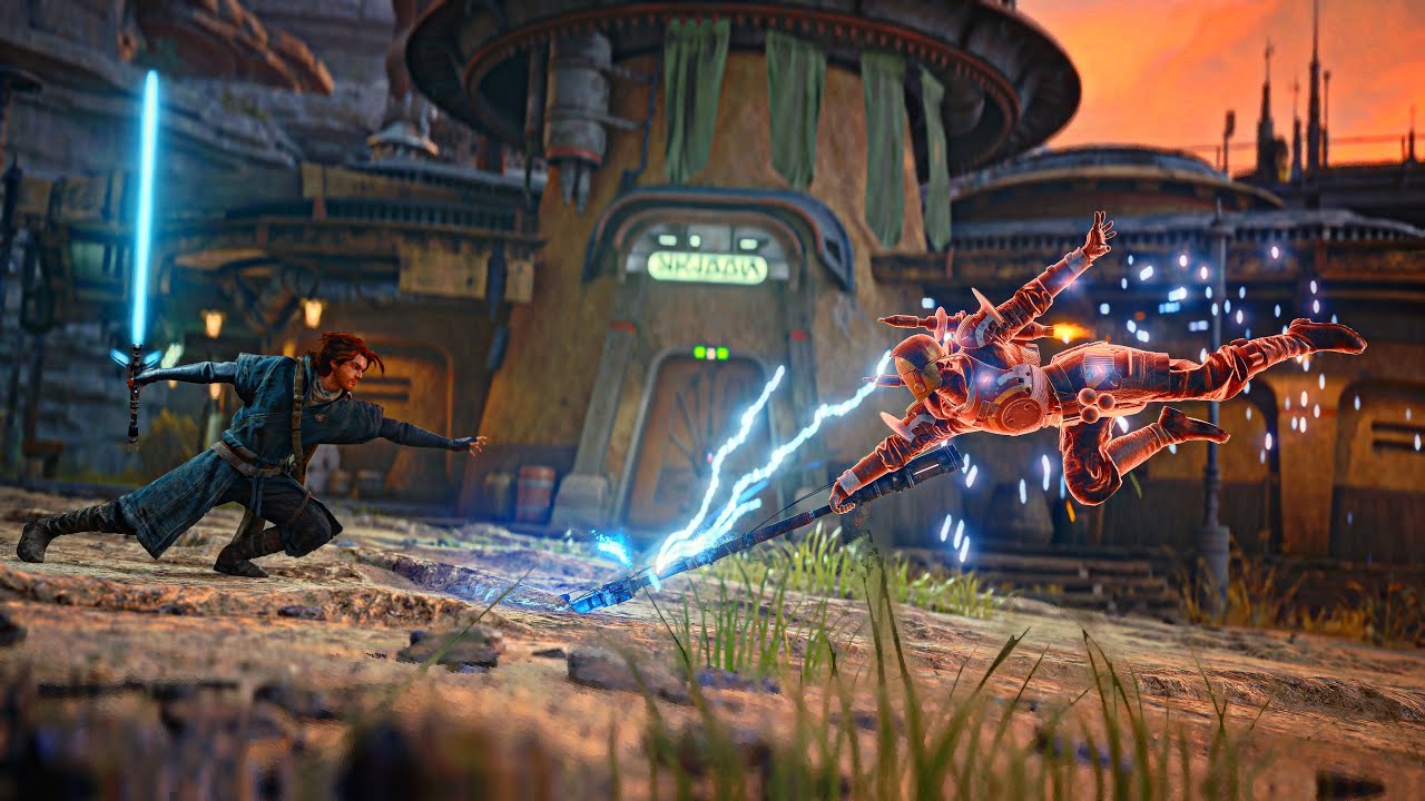 Star Wars: Jedi Survivor - Cal Defeats Zeik and Meets Greez - YouTube