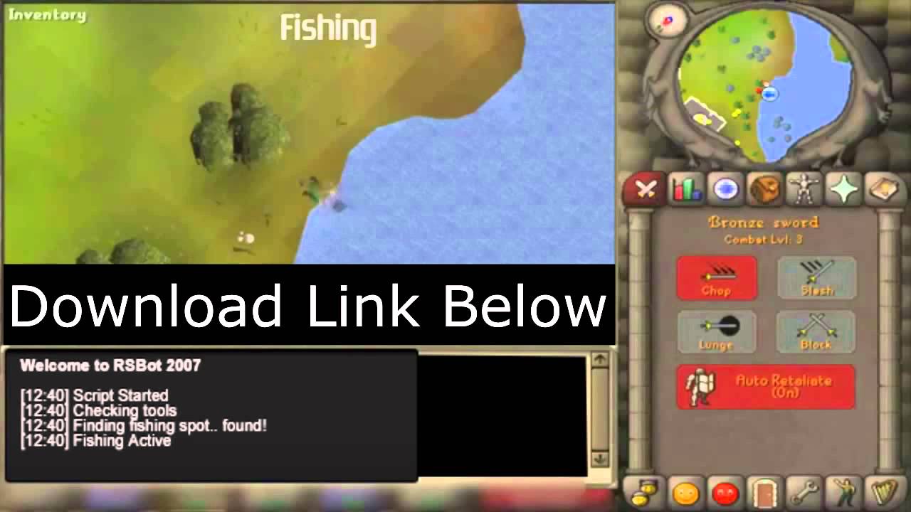 Old School Runescape 2007 bot - Working! - YouTube