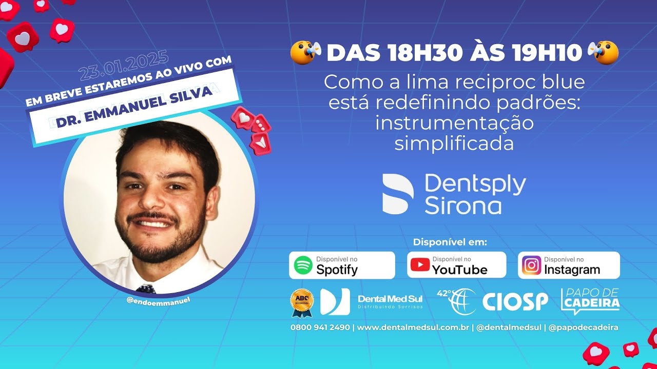 Podcast Papo de Cadeira ao vivo no CIOSP - Dr. Emmanuel Silva - 23-01 ...