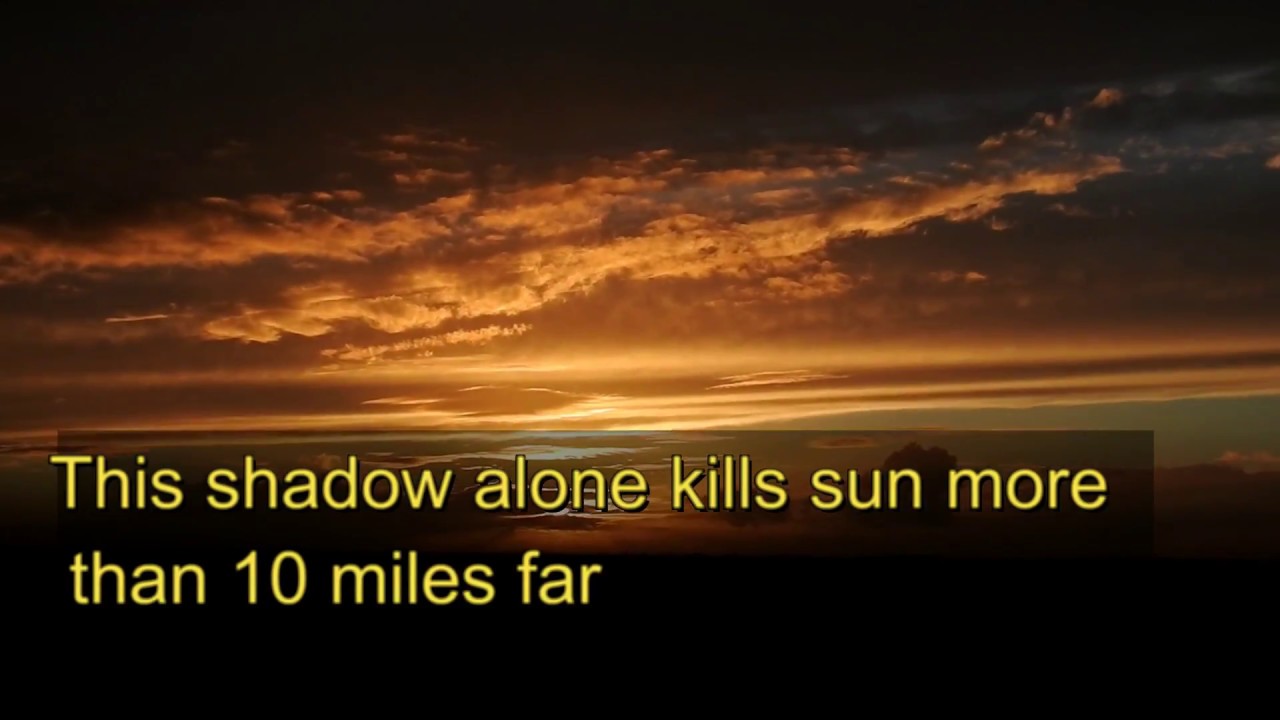 Sunset and shadows prove simulation? - Nikon coolpix P900 - YouTube