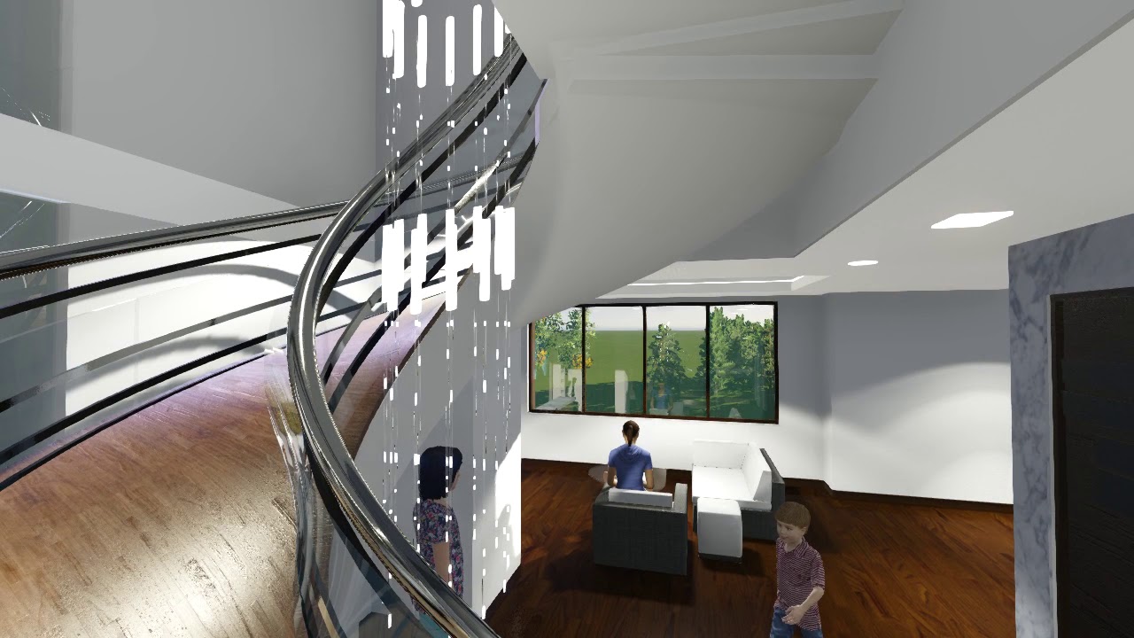 Simple Spiral Stair Design - GLT - YouTube