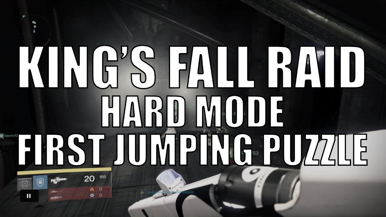 Destiny - Hard Mode King's Fall Raid - First Jumping Puzzle - YouTube