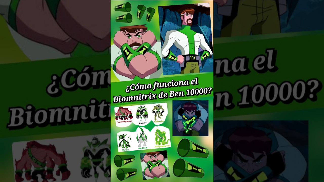 BIOMNITRIX Explicado Ben 10 ¿Cómo funciona el Biomnitrix de Ben 10,000 ...