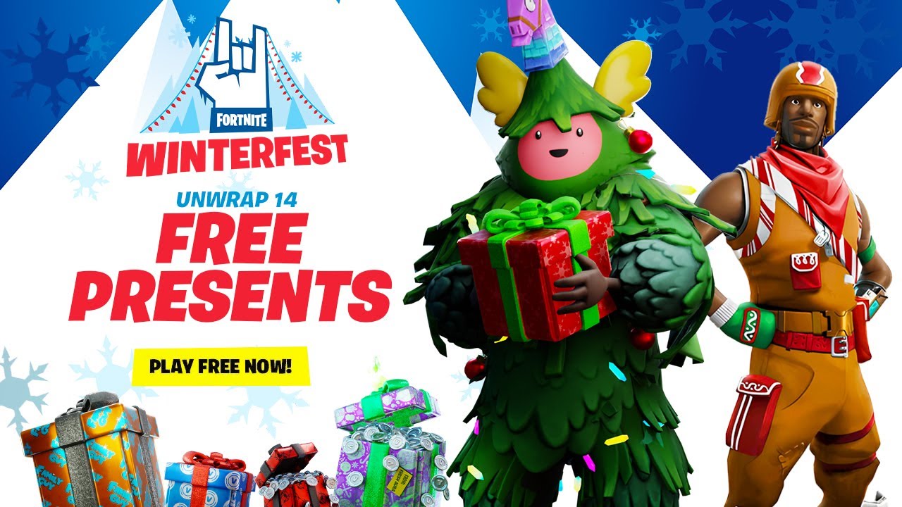 *ALL* Fortnite WINTERFEST 2024 Presents OPENED! - YouTube