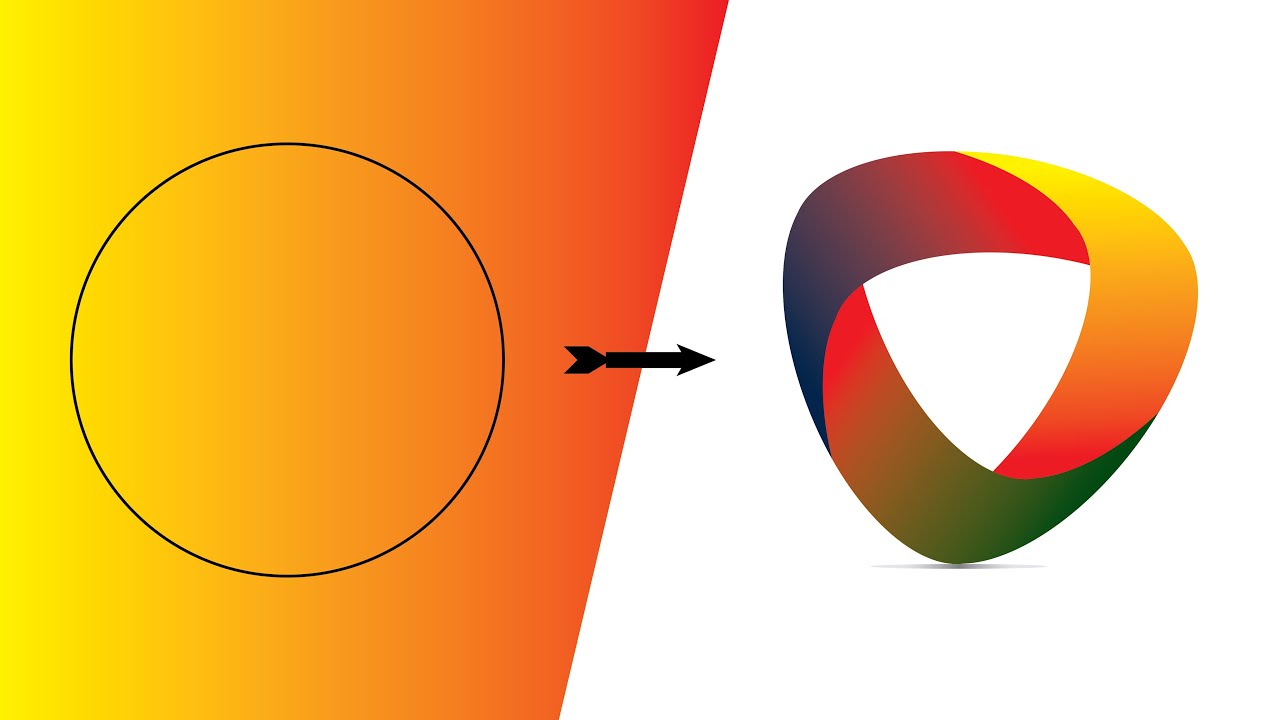 Logo design in adobe illustrator - YouTube