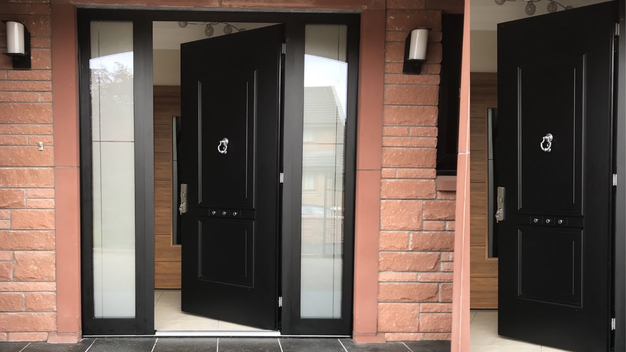 Luxury Aluminium Front Doors by EKCO: Project Installation - YouTube