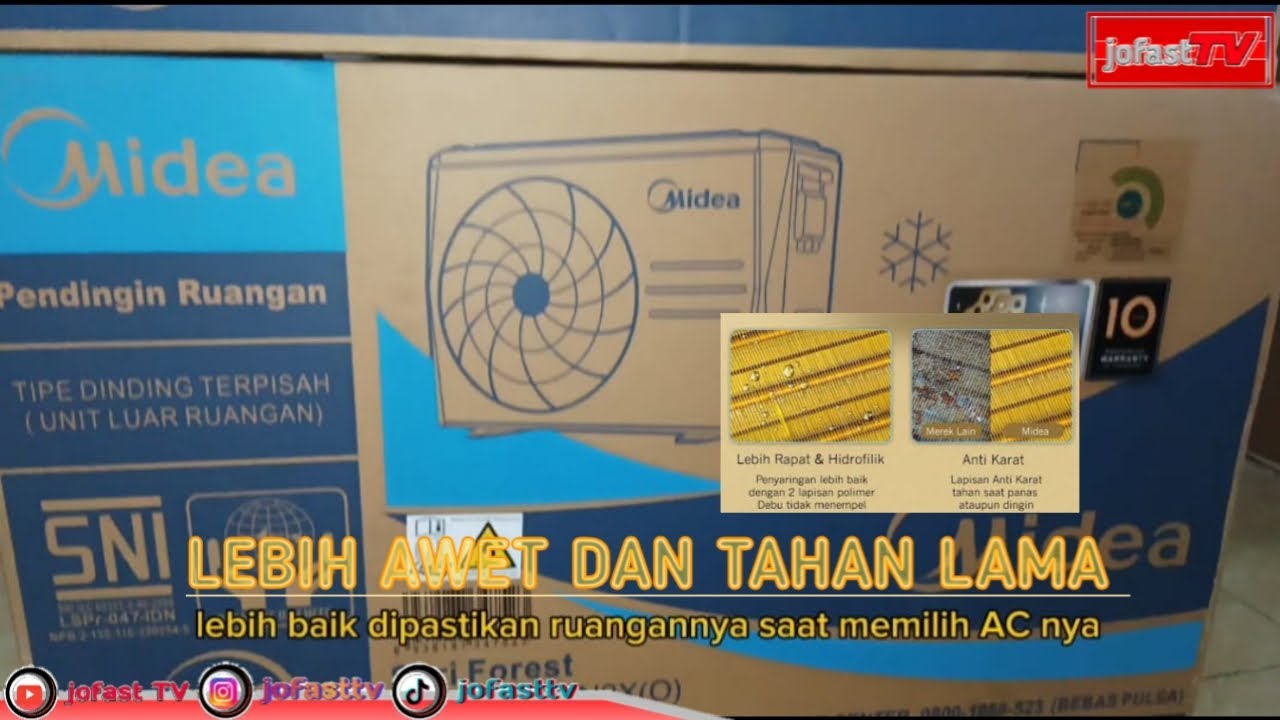Rekomendasi AC 1 PK standard | MIDEA | AC Midea MSFC-09CRN2 | # ...