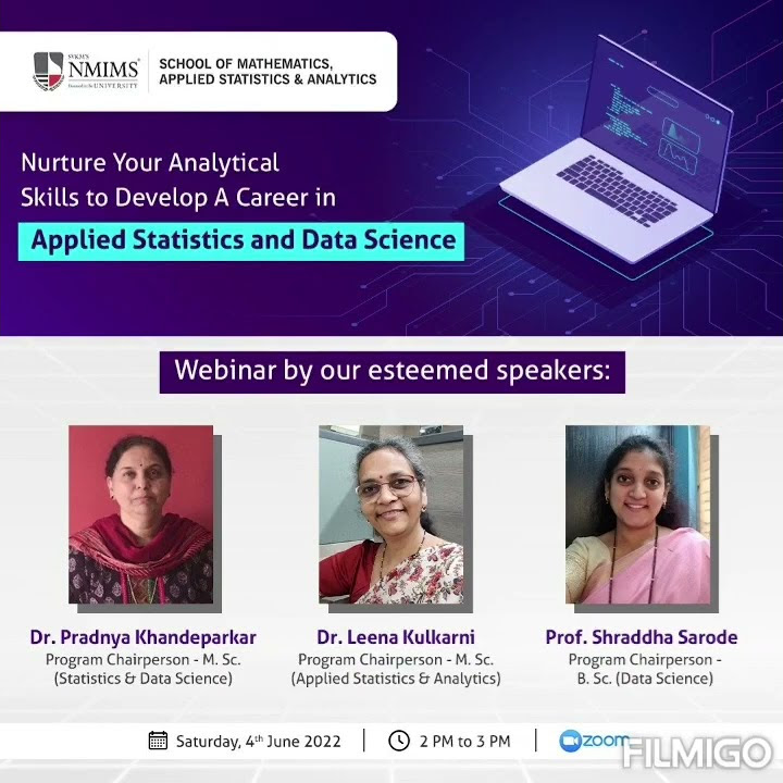 Webinar on M.Sc. Applied Statistics & Analytics and M.Sc. Statistics ...
