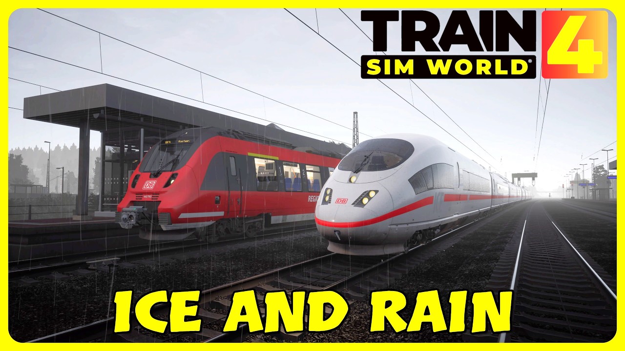 ICE And Rain - TRAIN SIM WORLD 4: Schnellfahrstrecke Koln Scenario #3 ...