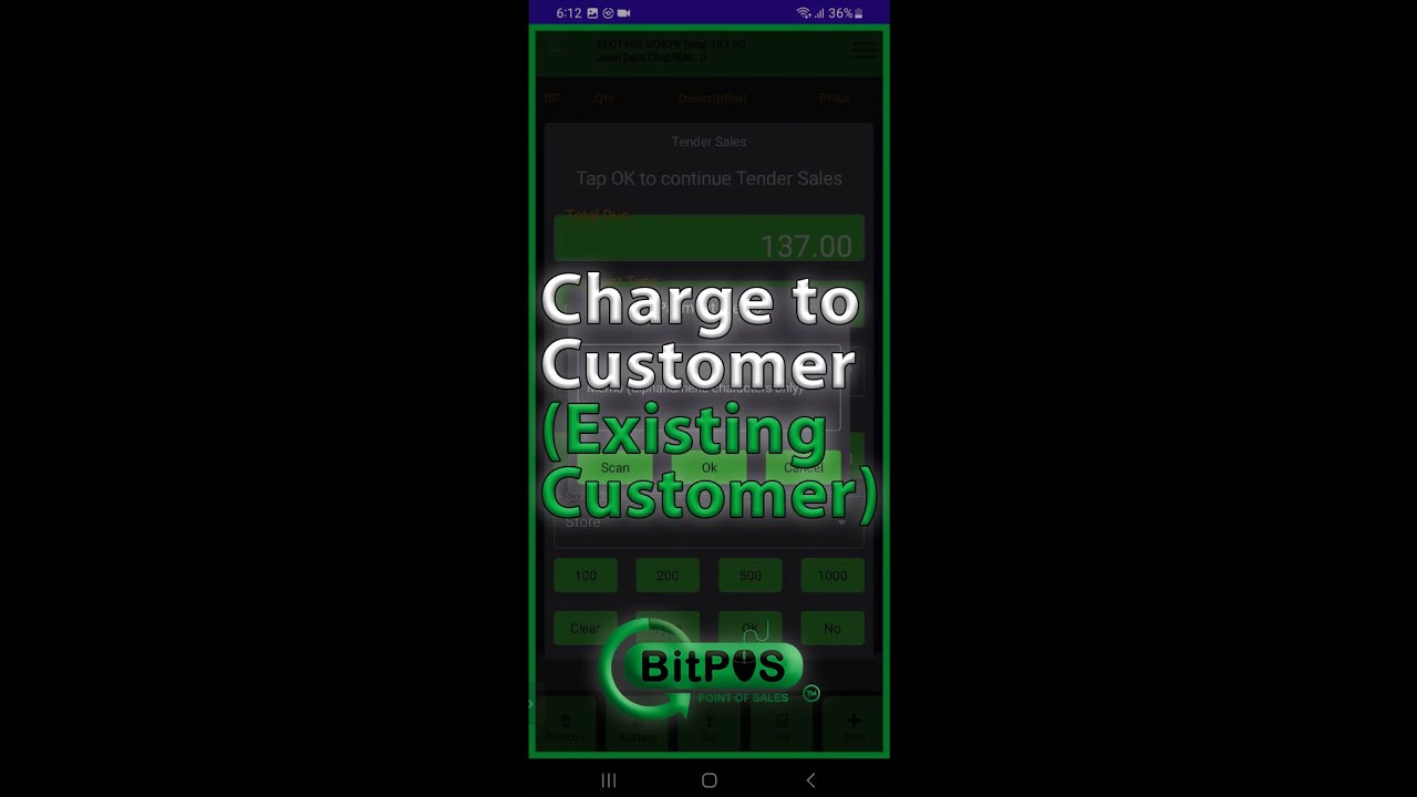 Charge to Customer Existing Customer (Tagalog) - YouTube