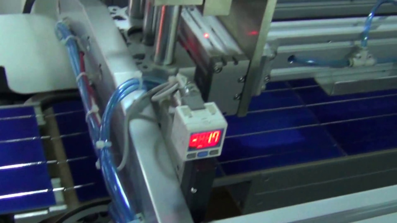 solar panel production line, solar cell tabber stringer, auto welding ...