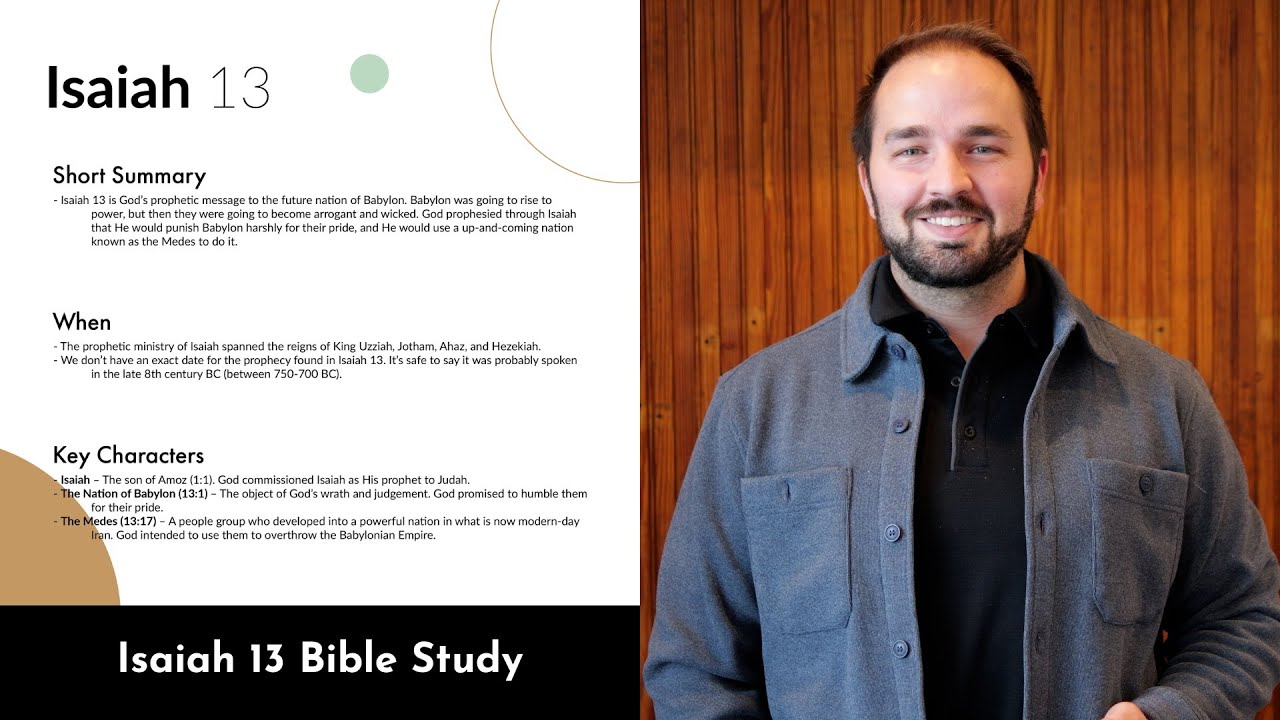 Isaiah 13 - Bible Study, Explanation, and Application - YouTube