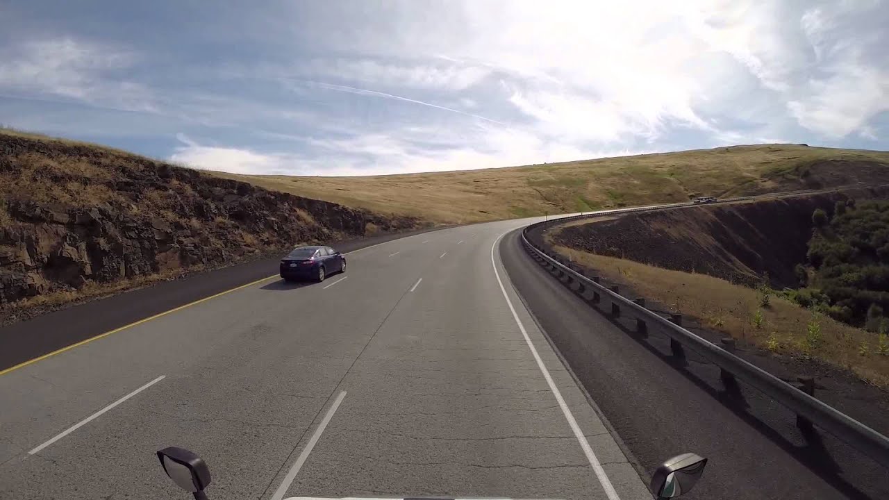 Climbing cabbage patch eastbound I-84 - YouTube