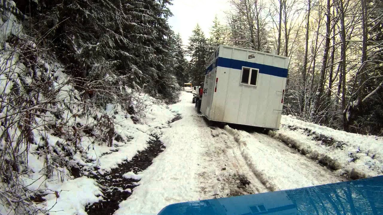 portable cabin move pt3 - YouTube