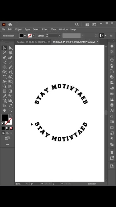 Text around circle tip in Adobe illustrator | illustrator tips | tips ...