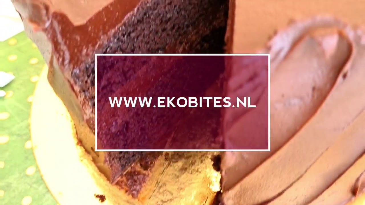 100% ORGANIC Queen Chocolate Cake | EkoBites - YouTube